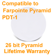 Self-adhesive Disc Tag Farpointe Pyramid Series Format Compatible with ...